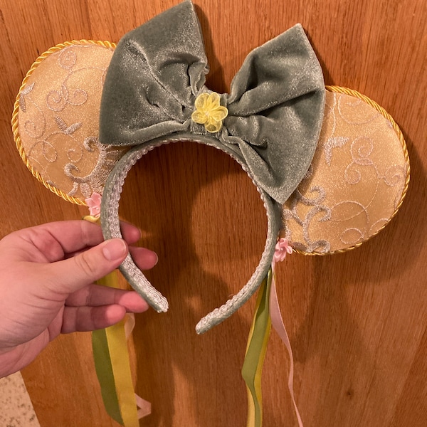 Birthday Minnie Mouse Ears Headband Customizable Sequin Bow Glitter ...