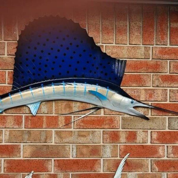 Sailfish Fish Mount - 52 Inches - Half Mount - Etsy