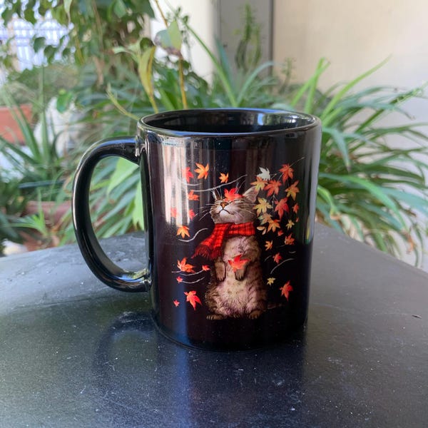 Autumn Cat Mug, It’s Fall Y’all Mug, Funny Gift for Halloween, Cute ...