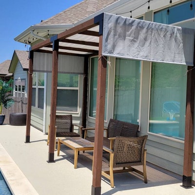 Custom HDPE Straight Edge Trapezoid Sun Shade Sail Banha - Etsy