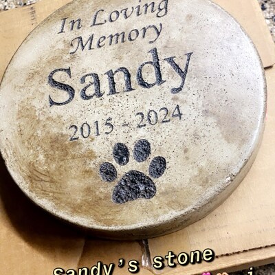 Personalized Engraved Memorial Stone 11.5x 5.5 in Loving Memory With ...