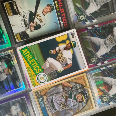 270 Random Baseball Cards From the 1980s-today in a Small Flat - Etsy