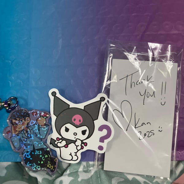 OHSHC Keychains, 2 Inch Acrylic Charms With Heart Clasp and Holographic ...