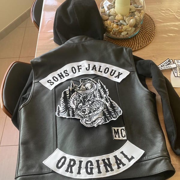 Custom Patch for Bikers, Any Size, Motoclub Jacket, Large Patch, Back ...