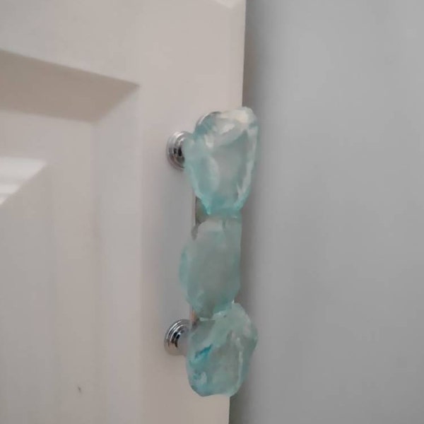 Sea Glass Knobs, 25% Off Ocean Glass Knobs, Tumbled Glass Knobs, Glass Knob, Beach House Knobs ...
