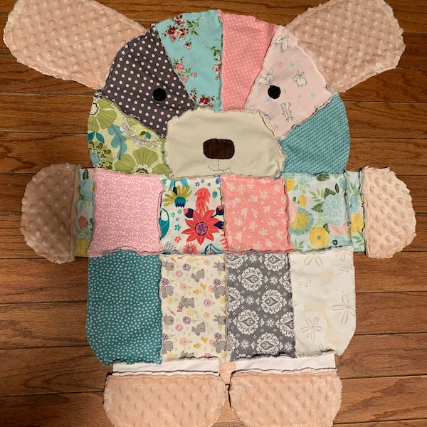 PDF Pattern for Puppy Shaped Rag Quilt-baby Quilt. - Etsy