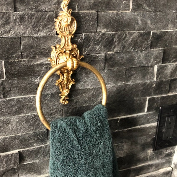 Original Floral Oil Painting by Florine Gompf Vintage Shabby Small ...