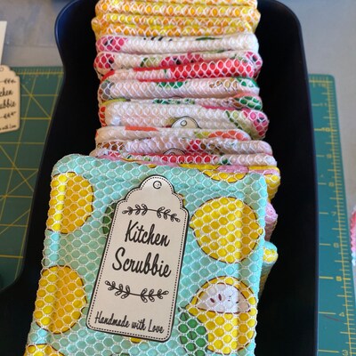 Printable Kitchen Scrubbie Tag, Label, Packaging Scrubbies, Scrubby ...