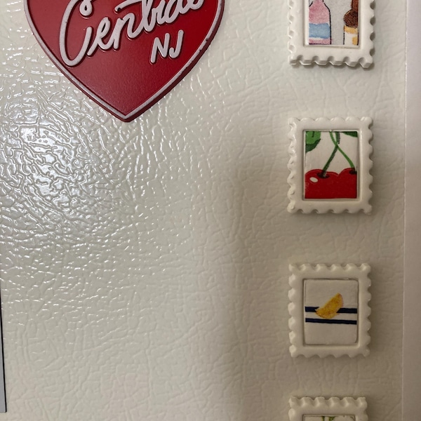 Assorted Stamp Magnets (set of 4) - Etsy