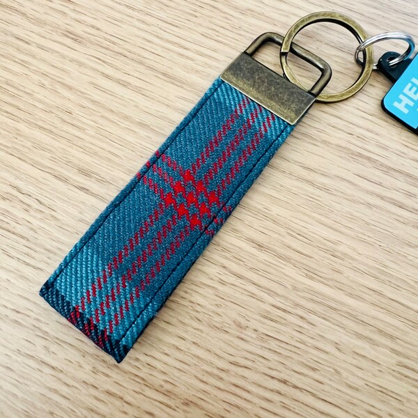 Bespoke Scottish Tartan Key Fob | Bespoke Tartan Key Ring | Tartan Gift ...