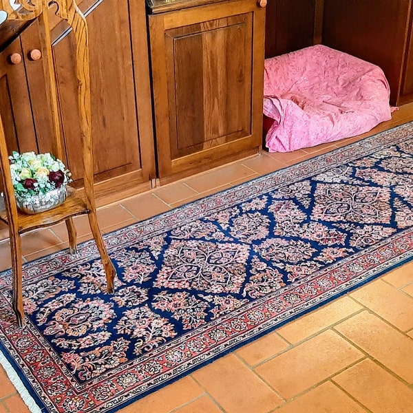 Red Color Runner, Turkish Runner 3x10, Handmade Rug, Vintage Red Runner ...