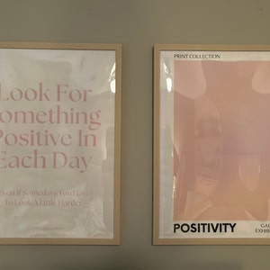 Light Blue Poster Set of 3, Minimalist Sky Blue Aesthetic Room Decor ...