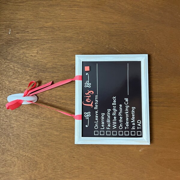 Door Sign,magnetic Door Sign,office Door Sign,coral Themed Door Sign ...