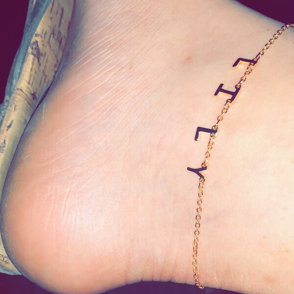 Anklets for Women, Anklet Bracelet, Gold Anklet Bracelet, Personalized ...