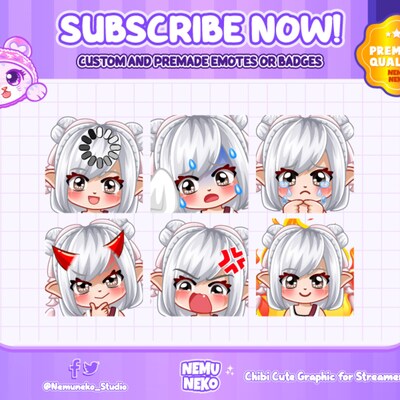 Custom Animated Emotes, Emojis, Sub Emotes for Your Twitch, Youtube ...