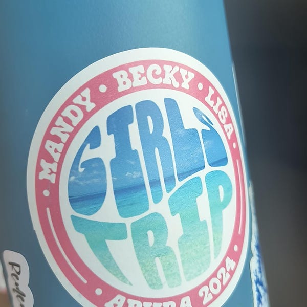 Number 30 Sticker Retro Rainbow Numbers 30th Birthday Decal Year Party ...