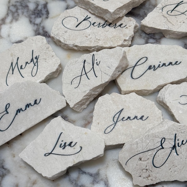 Deconstructed Daylight Marble Table Numbers | Wedding Signs | Event ...