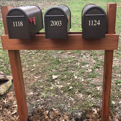 Custom Mailbox Number, Mailbox Decals, Mailbox Stickers, House Number ...