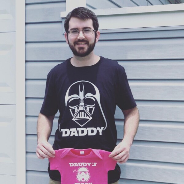 Best Father Ever Daddy's Lil Storm Pooper Inspired Tshirt Set Darth ...