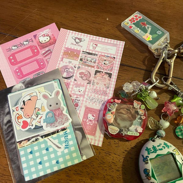 Toro and Kuro Phone Charm Straps Keychain Doko Demo Issyo Handmade - Etsy