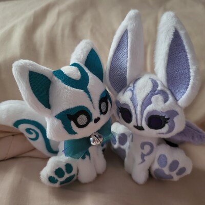 Stars and Stripes Kitsune Plush Littlefox's Toebeans American Pride ...