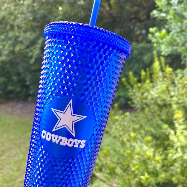 Cowboys Cup, Dallas Cowboys Cup, Cowboys Gift, Cowboys Studded Cup ...