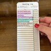 Mini Library Card Bookmark,reading List Bookmark, 3 Pack Bookmark ...