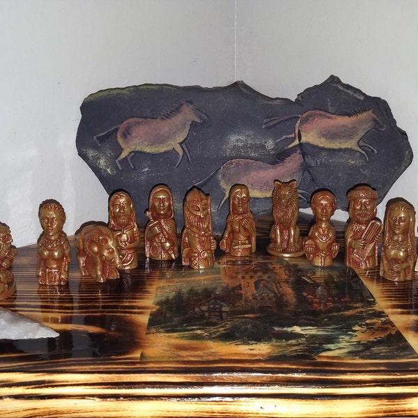 Matching Set: Viking Prow coiled Serpent & Viking Prow 2 drakkar Signed ...