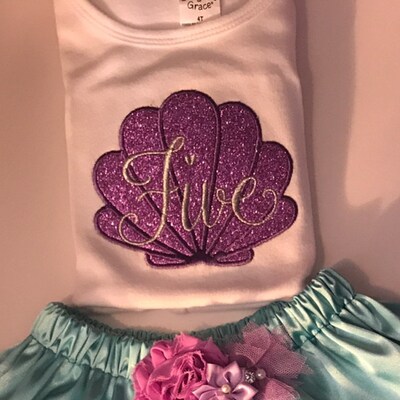 Sea Shell Outline Machine Embroidery Design - Etsy