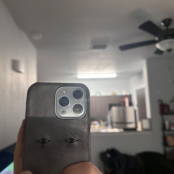 Eye Phone Case,3d Eyes iPhone Case,evil Eyes Phone Case Genuine Leather ...