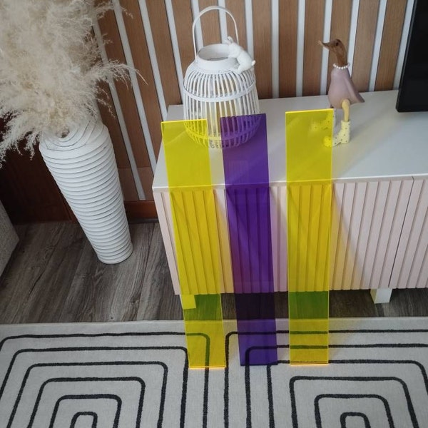 Perspex/acrylic Coloured Shelves - Smoked Dark Grey for Interiors - Etsy