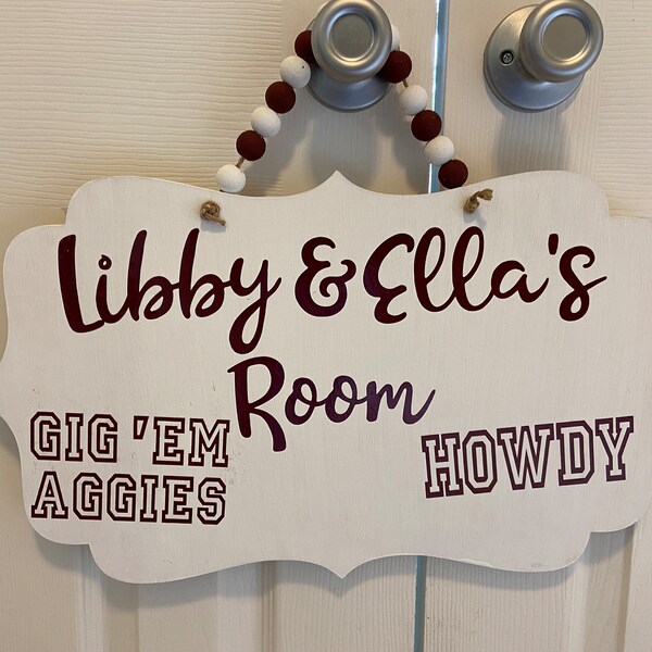 College Dorm Room Roommate Door Sign|custom|dorm Decor|personalized - Etsy