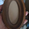 Brown Oval Frame Wooden Oval Frame Frame on the Wall Size 4 X 6 5 X 7 6 ...