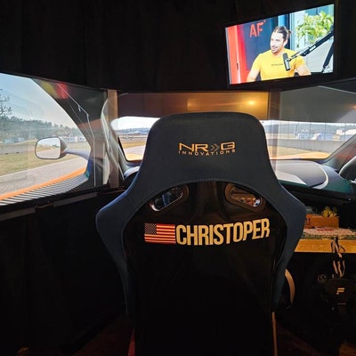 Rally Driver Decal Customizable Name and Flag - Etsy