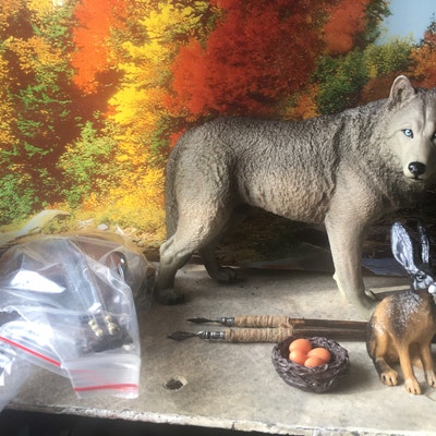 Mini Grass Model for Dollhouse Diorama Backyard Garden - Etsy