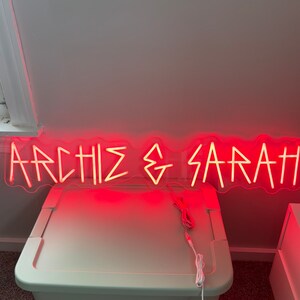 Custom Neon Name Sign, Name Sign, Nursery Sign, Nursery Letters ...