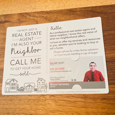 Set of I'm Not Just a Real Estate Agent, I'm Also Your Neighbor Mailer ...