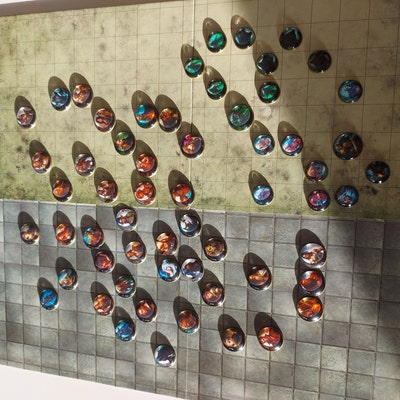 Bandits RPG Tokens Glass and Metal Deluxe Tokens Designed - Etsy