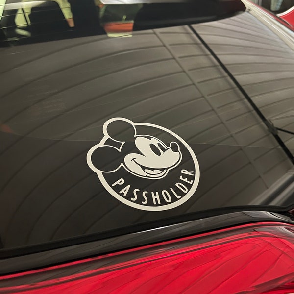 Disney Annual Passholder Decal - Etsy