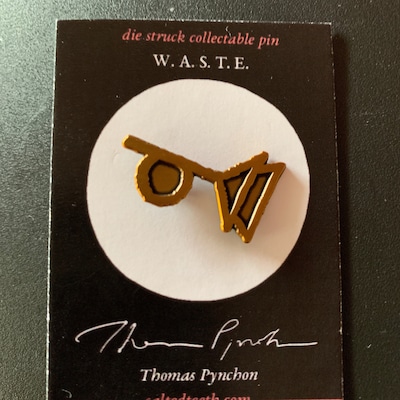 Thomas Pynchon WASTE Die Struck Enamel Pin Tristero Trystero - Etsy