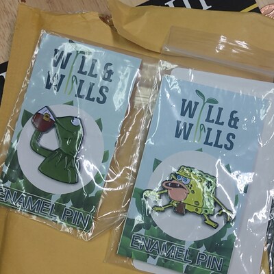 Wat Lady Meme Enamel Pin - Etsy