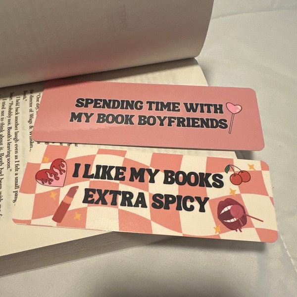 Lover Bookmark Collection Pink Bookmark Handmade Bookmarks Laminated ...