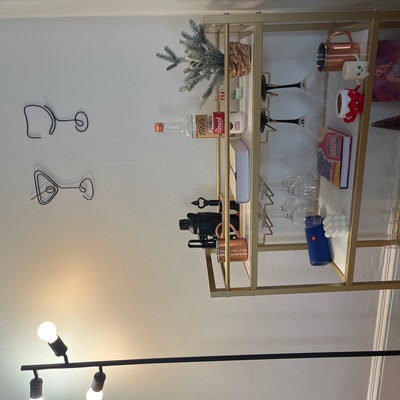 Gold Wire Name, Custom Wire Sign, Shelf Name Decor, Wired Words, Gold ...