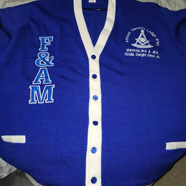 Old School Letter - OES Eastern Star Cardigan - Etsy