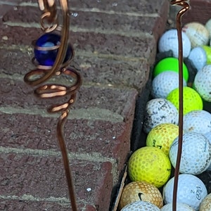8 Ft Solid Copper Swirl Rain Chain Kusari Doi Feng Shui Zen Outdoor ...