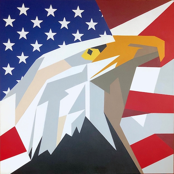 Eagle Barn Quilt Pattern, DIY Wall Art (PDF Pattern) - Etsy