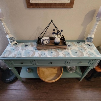 Light Blue Plaid Table Square Overlay Table Cloth Baby Blue Buffalo ...