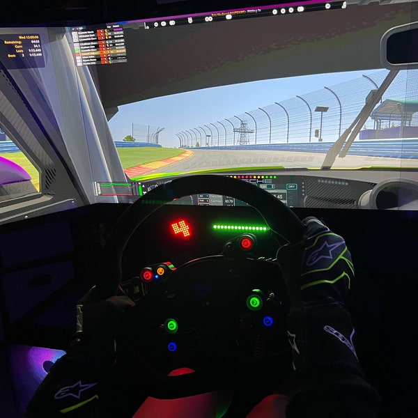 Sim Racing Dashboard for PC Steering Wheel Logitech Fanatec ...