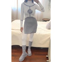 Custom Made Lamia Raised by Wolves Costume Dark Gray Sage Green Spandex ...