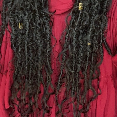 New Loc Ties Handmade Flexible Spiral Loc Ties by Stylesbynoah Black ...